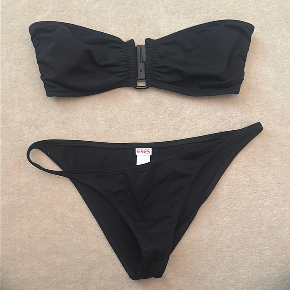 Eres | Swim | Eres Black Bandeau Bikini Set | Poshmark